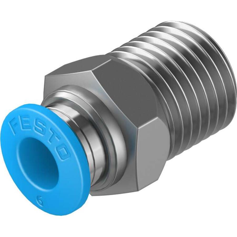 Conector de Encaixe Festo c/ Rosca M QS-1/4-6 — Nova Sotecma